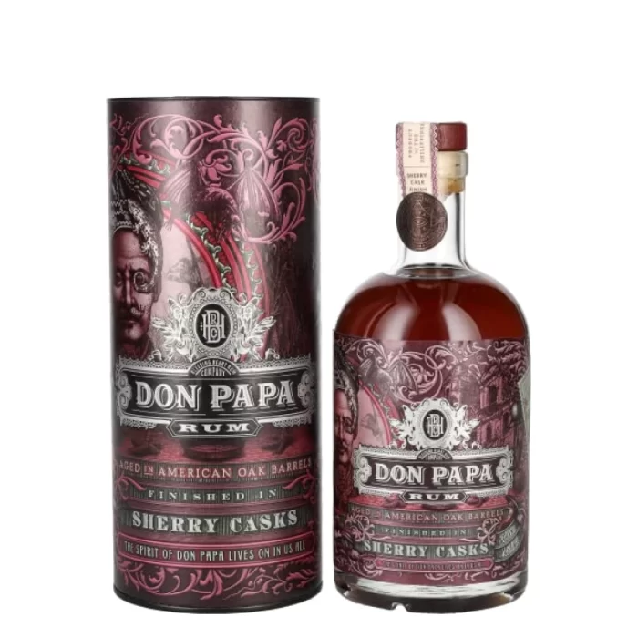 Don Papa Rum 45% Vol. - Sherry Casks 0.7L avec Coffret